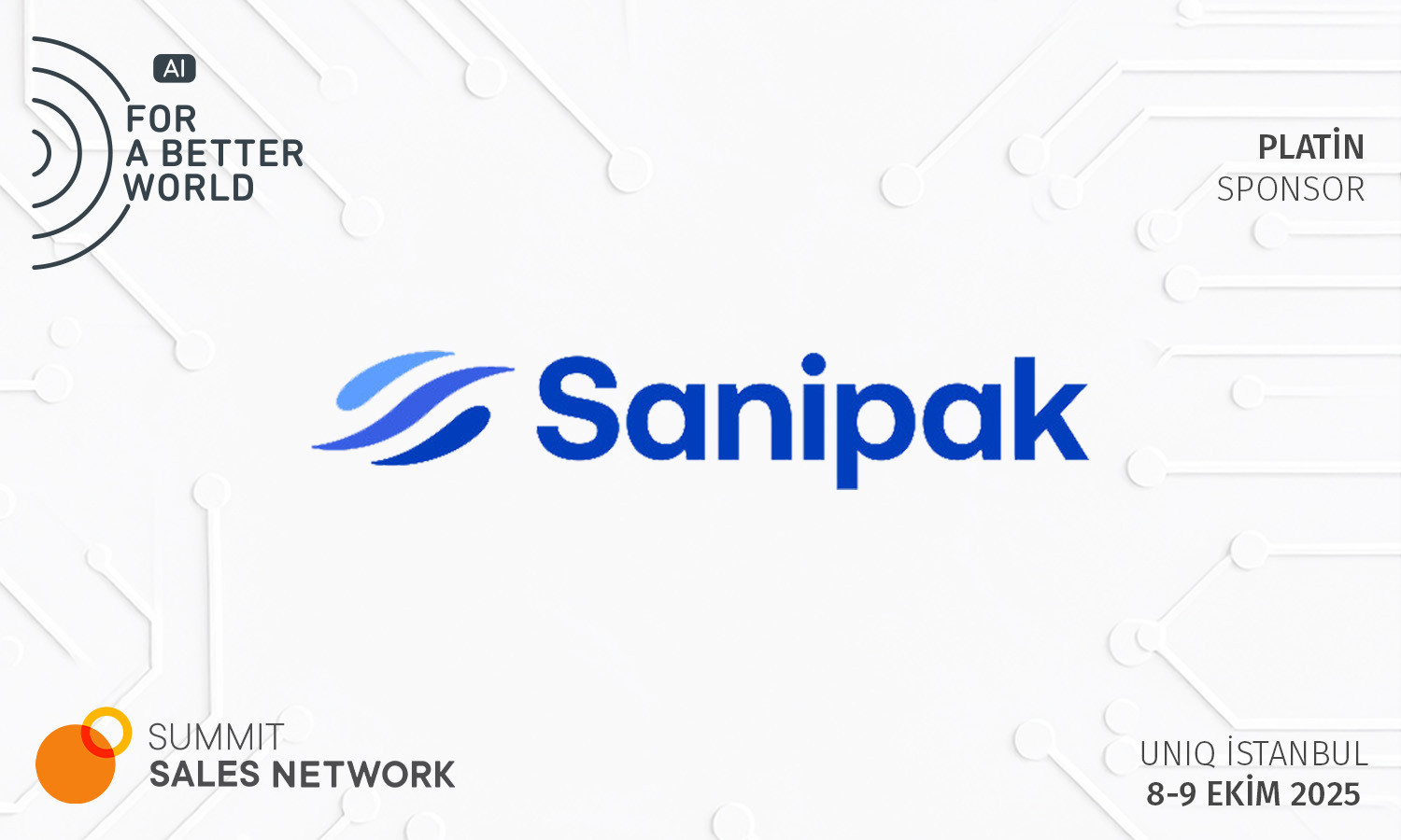 Sanipak, Summit 2025 Platin Sponsoru oldu! — Sales Network